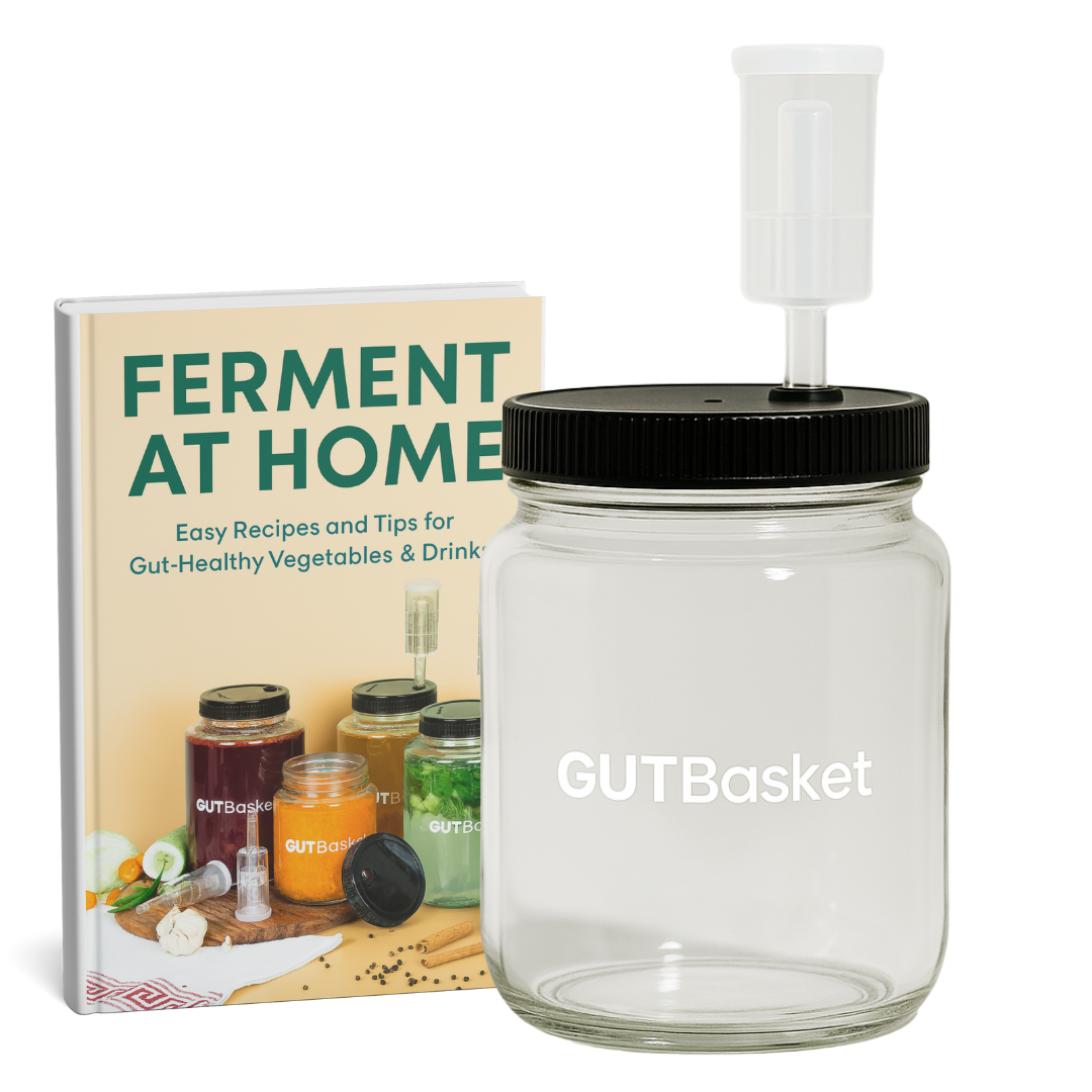 Fermentation Jars With Airlock 1l 2l 4l Glass Jars Gutbasket